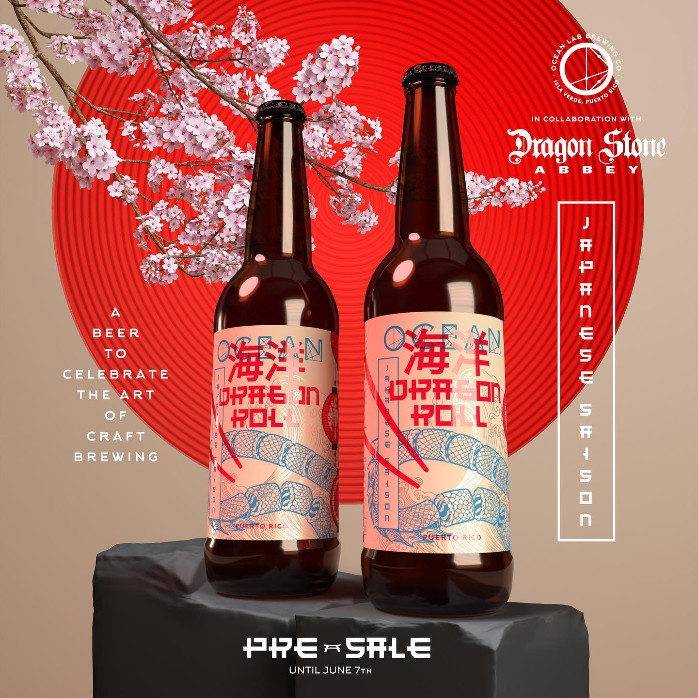 Ocean Dragon Roll A Japanese Saison From Ocean Lab Brewing Co. & Dragon ...