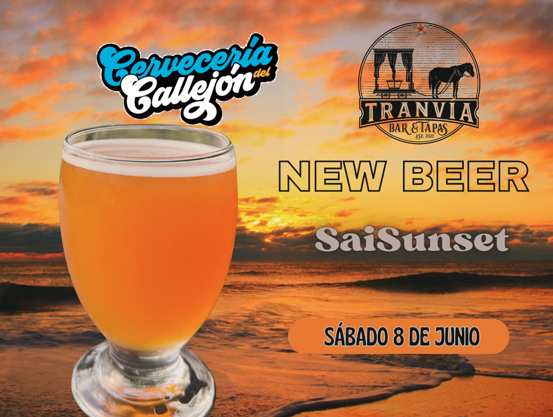 Discover SaiSunset: A Unique Saison Style Beer Collaboration by Tranvia ...